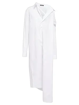 ANN DEMEULEMEESTER Henrietta Shirt Dress - White