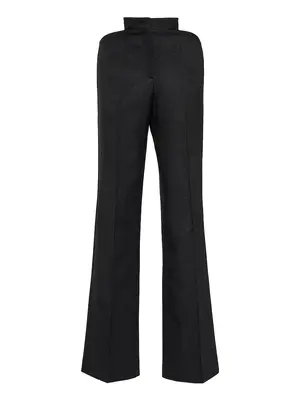 AYA MUSE Rivu Embellished Trousers - Black