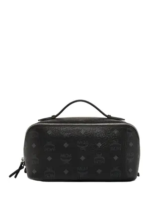 Mcm Ottomar Toiletry Bag Black