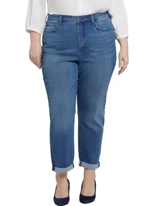NYDJ NYDJ Margot High Waist Girlfriend Jeans Cascade Wave