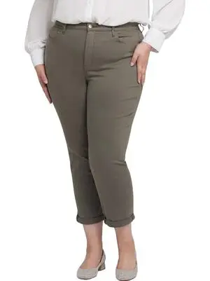 NYDJ NYDJ Margot High Waist Girlfriend Jeans Vine Leaf