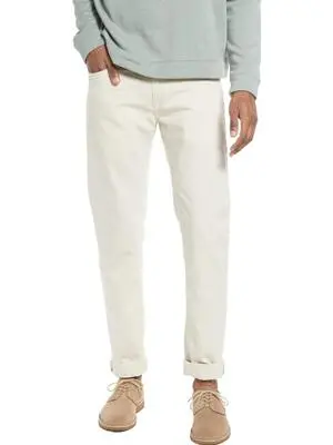 BILLY REID Billy Reid Cotton & Linen Blend Straight Leg Pants