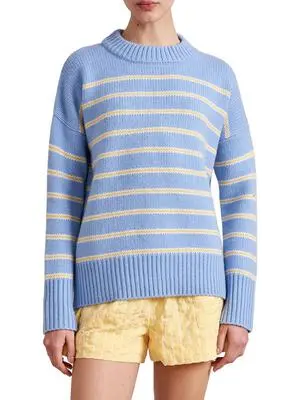 LA LIGNE Marin Sweater Chambray Butter