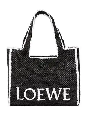 Loewe LOEWE Large Font Tote Bag Black