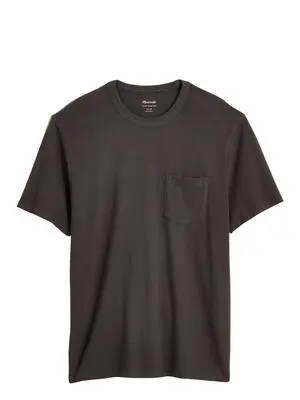 Madewell Allday Pocket Tee - Black Coal