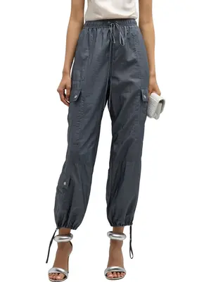 Cinq À Sept Cinq A Sept Nitsan Tie-Cuff Cargo Pants Shadow