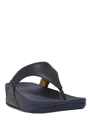 Fitflop Lulu Thong Wedge Sandals - Deepest Blue