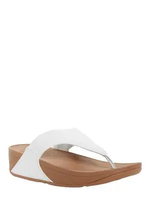 Fitflop Lulu Thong Wedge Sandals - White