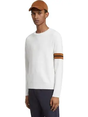 Zegna High Performance Wool Crewneck Sweater - White