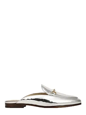 Sam Edelman Sam Edelman Linnie Apron Toe Mules Soft Silver