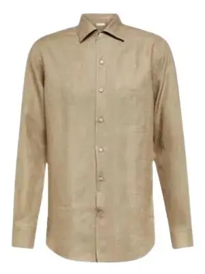 Loro Piana André Linen Shirt - Beige