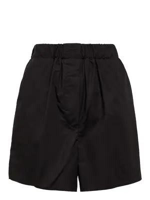 THE FRANKIE SHOP Lui Cotton Shorts - Black