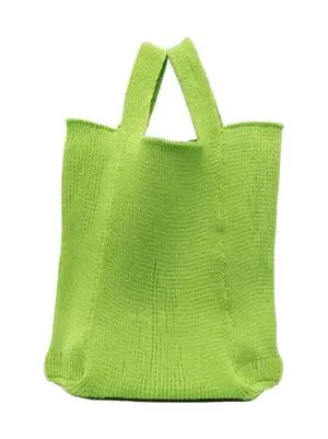 A. ROEGE HOVE Emma Knitted Tote Bag - Green
