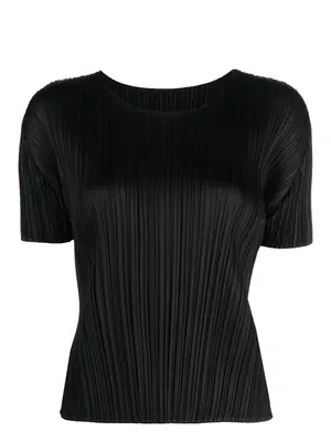 Issey Miyake Plissé T-shirt - Black
