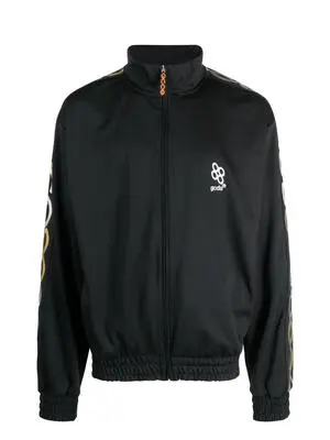 Gcds Reflective Logo-print Sweatshirt - Black