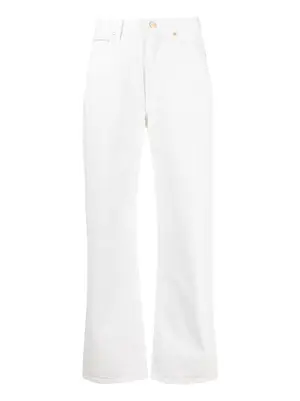 Tove Sadie Straight-leg Jeans - White