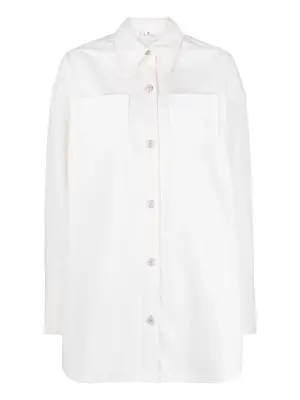 COURREGES Strap-detail Shirt - White