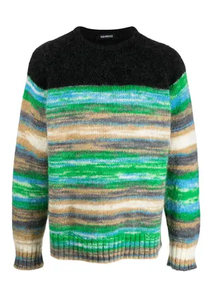 NAHMIAS Intarsia-knit Sweatshirt - Black