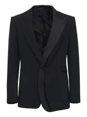 Alexander McQueen Trompe L'oeil Blazer - Black