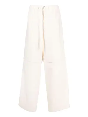JIL SANDER Jil Sander Detachable-Legs Cotton Trousers Neutrals