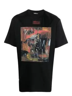 Raf Simons Graphic-print T-shirt - Black