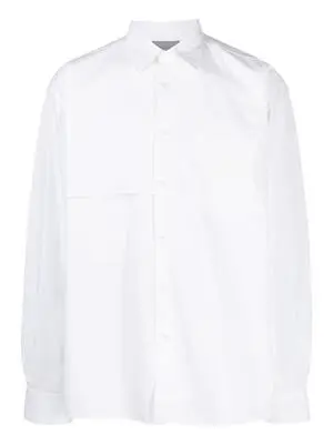 VTMNTS Storm Flap-detail Shirt - White