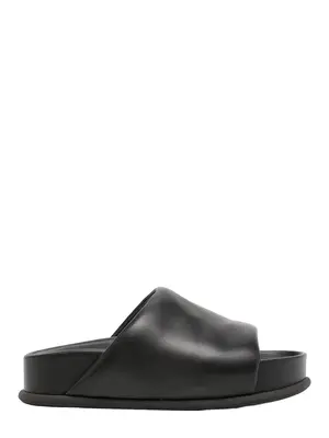 3.1 Phillip Lim Freida Platform Slides - Black