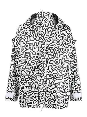 Junya Watanabe X Keith Haring Graphic-print Jacket - White