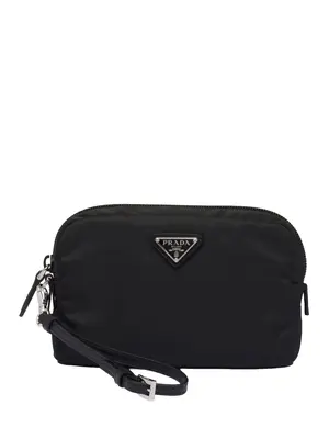 Prada Re-nylon Zip-up Pouch - Black