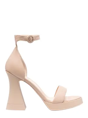 Agl Janis 115mm Ankle-strap Sandals - Neutrals