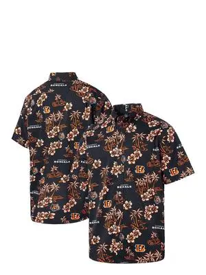 Reyn Spooner Cincinnati Bengals Kekai Button-up Shirt - Black