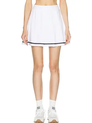 Varley Clarendon High Rise 16" Skort - White