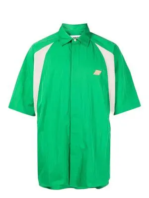 AMBUSH Logo-patch Dolman-sleeve Shirt - Green