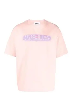 AMBUSH Logo-print Cotton T-shirt - Pink