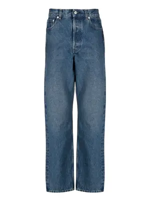 AMBUSH High-rise Loose-fit Jeans - Blue