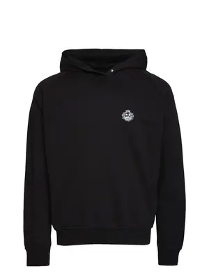 Bally Graphic-print Cotton Hoodie - Black