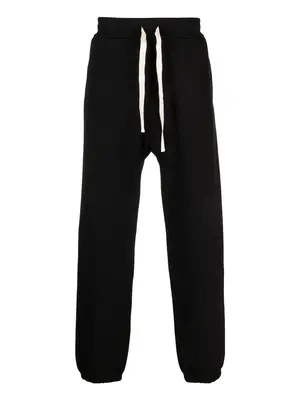 JIL SANDER Drawstring-waist Jersey Track Pant - Black