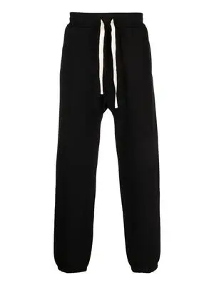 JIL SANDER Drawstring-waist Jersey Track Pant - Black