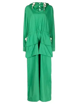 Plan C Layered Maxi Dress - Green