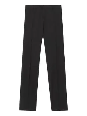 Burberry Slim-fit Tailored Trousers - Black