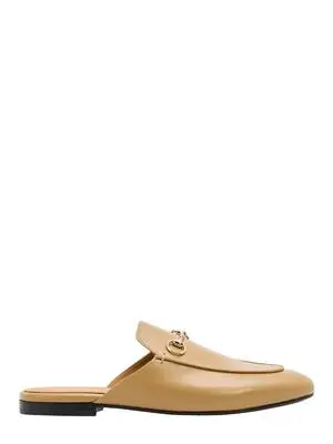 Gucci Princetown Leather Mules - Camel