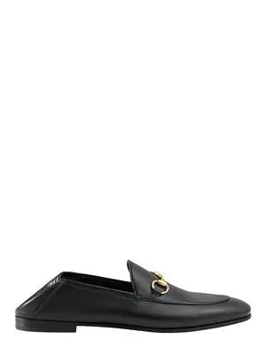 Gucci Brixton Leather Loafers - Black