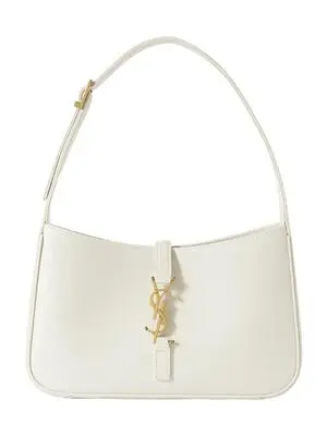 Saint Laurent SAINT LAURENT Le 5 À 7 Mini Leather Shoulder Bag Neutrals
