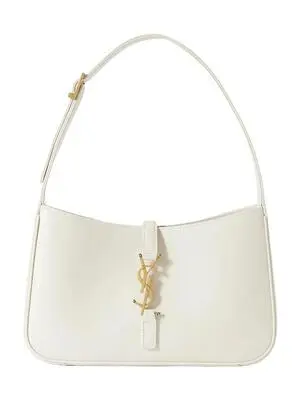 Saint Laurent SAINT LAURENT Le 5 À 7 Mini Leather Shoulder Bag Neutrals