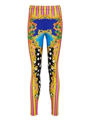 Versace Medusa Palm Springs Leggings - Multicoloured