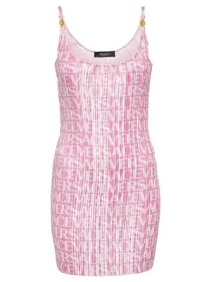Versace Medusa '95 Logo Plissé Minidress - Multicoloured
