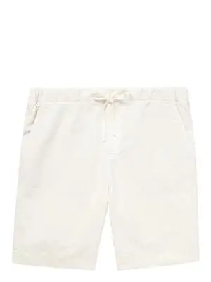Loro Piana Straight-leg Cotton-blend Bermuda Shorts - White