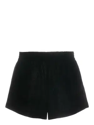 REFORMATION Mila Linen Shorts - Black