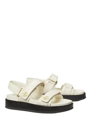 Tory Burch Kira Burch Sandal New Ivory
