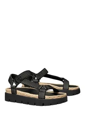 Tory Burch Kira Burch Sandal Perfect Black/new Ivory/perfect Black